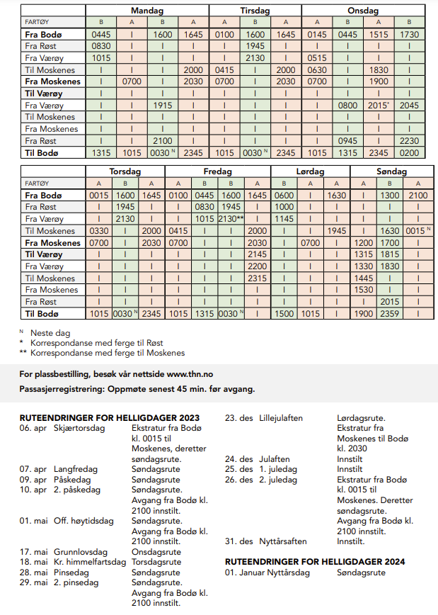 Ferge Moskenes - Bodø: Kommende avganger, Priser og Beliggenhet - Ferje